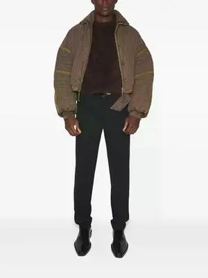 MUGLER Quilted Panelled Jacket