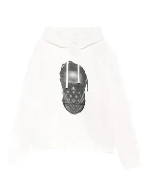 IH NOM UH NIT Graphic-print Hoodie - White