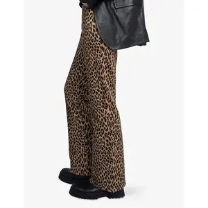 Zadig&Voltaire Evy Leopard-print Denim Jeans