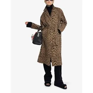 Zadig&Voltaire Leopard-print Cotton Coat
