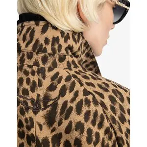 Zadig&Voltaire Leopard-print Cotton Coat