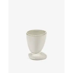 SERAX Out Of Lines Stoneware Egg Cup - White