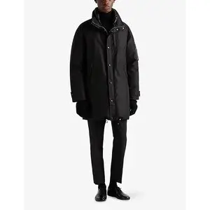 Prada Stand-collar Down-filled Woven Jacket