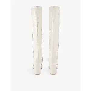Kurt Geiger Regent Cap Leather Knee-high Boots