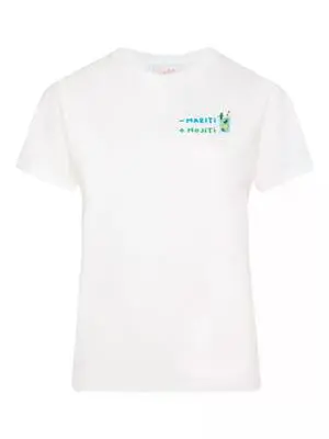 Mc2 Saint Barth Straight Hem T-shirts For Women