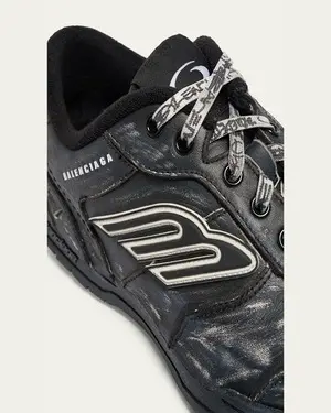 Balenciaga Hamptons Low-top Sneakers - Black
