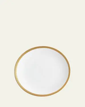 L'Objet Soie Tressee 24k Gold-plated Dinner Plate - Multi
