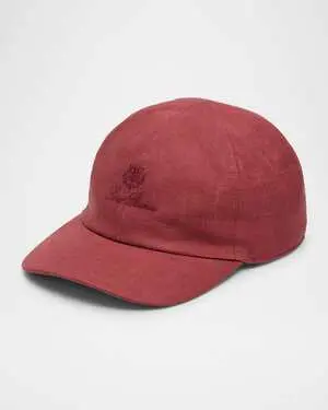 Loro Piana Linen Baseball Hat - Manioc Root