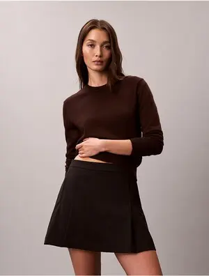 Calvin Klein Pleated Mini Skirt