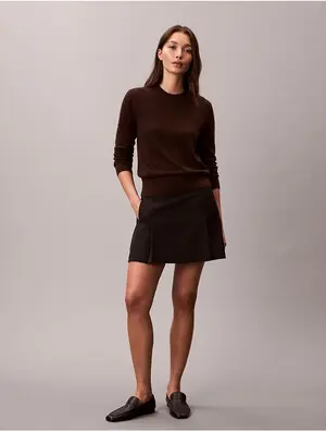 Calvin Klein Pleated Mini Skirt