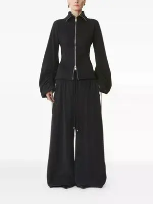 LANVIN Pleated Drawstring Trousers