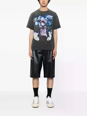 SAINT MXXXXXX Graphic-print T-shirt - Grey