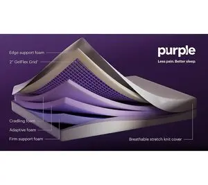 PURPLE BRAND Plus Mattress With Gelflex Grid Full