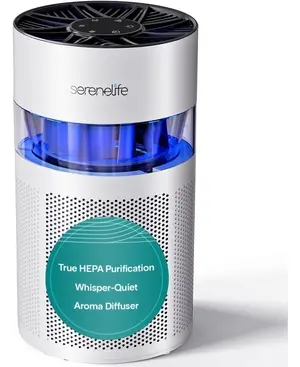 SERENELIFE Portable Air Purifier - White