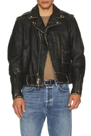SCHOTT Vintage Bikeriders Jacket - Black