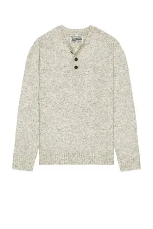 SCHOTT Tri-blend Henley Sweater