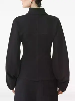 LANVIN Zip-front Jacket With Drawstring Cuffs
