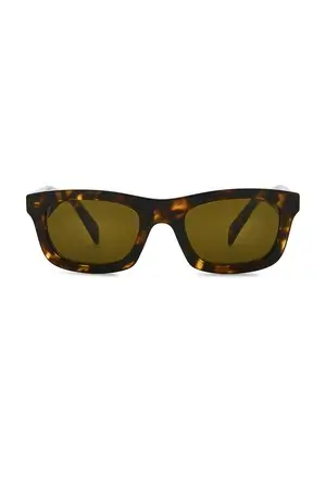 Prada Rectangular Sunglasses - Honey Tortoise & Dark Brown