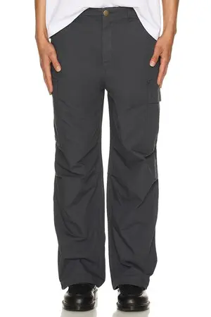 PALMES Ripstop Cargo Trousers - Charcoal