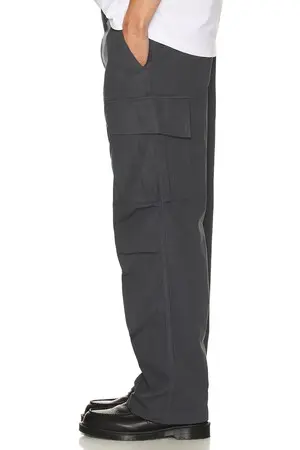 PALMES Ripstop Cargo Trousers - Charcoal