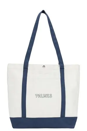 PALMES Logo Heavy Tote Bag - Navy