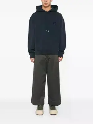 Maison Kitsuné Bold Fox Head-patch Hoodie - Blue