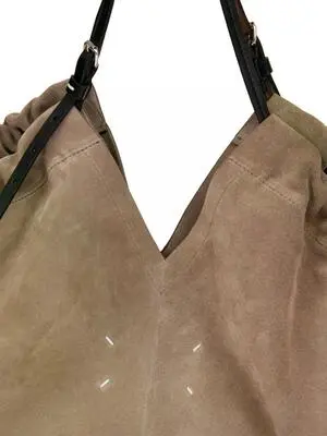 MAISON MARGIELA Suede Slouchy Tote - Neutrals