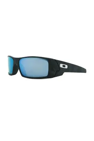 Oakley Gascan Sunglasses - Black Matte Camo & Prizm Deep Water Blue