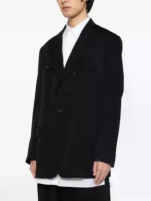 Yohji Yamamoto Wool Gabardine Blazer
