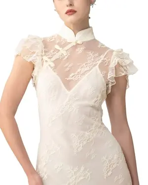 SAU LEE Ramona Lace Dress