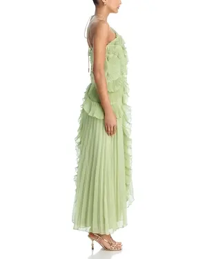 AMUR Lorelie Halter Gown - Stem