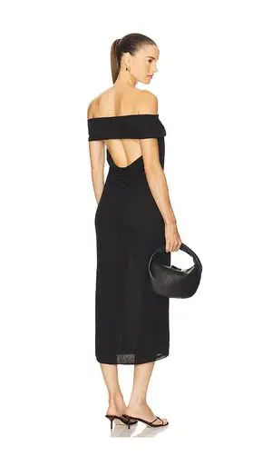 CAMILA COELHO Emmaline Midi Dress - Black