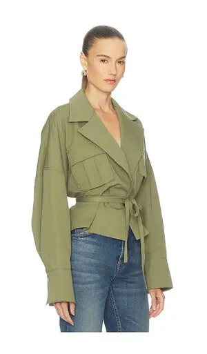 CAMILA COELHO Mari Jacket - Sage