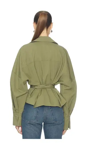 CAMILA COELHO Mari Jacket - Sage