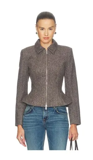 CAMILA COELHO Sidonia Jacket - Brown