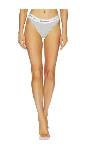 Calvin Klein Hi-leg Bikini - Grey Heather