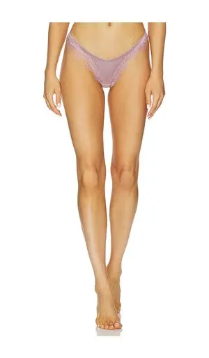 KAT THE LABEL Sorrento Thong In Lavender - Mauve