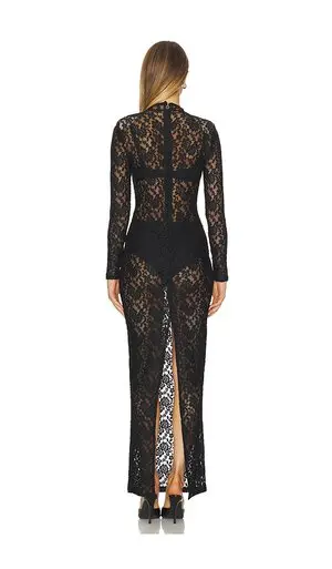 NOOKIE Roxana Long Sleeve Lace Gown