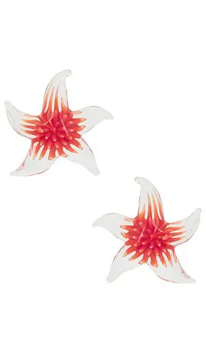 8 Other Reasons Glass Tide Earrings - Orange & Clear