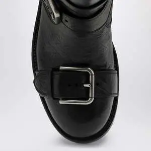 Dolce & Gabbana Leather Buckled Boots