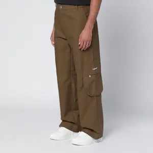 Off-White Cargo Trousers With Logo