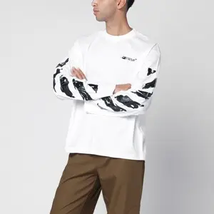 Off-White Long-sleeved T-shirt With Logo