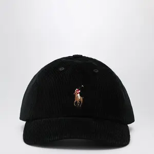 Polo Ralph Lauren Corduroy Baseball Cap - Black