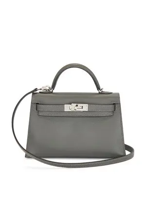 Hermès Epsom Kelly 20 Handbag - Gris Meyer