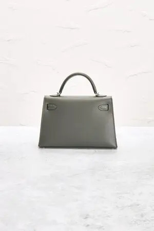 Hermès Epsom Kelly 20 Handbag - Gris Meyer