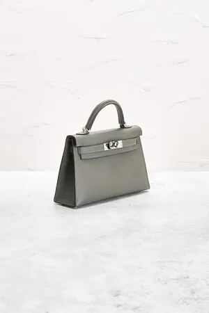 Hermès Epsom Kelly 20 Handbag - Gris Meyer
