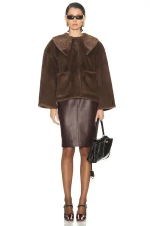 BY MALENE BIRGER Jacquie Faux Fur Jacket