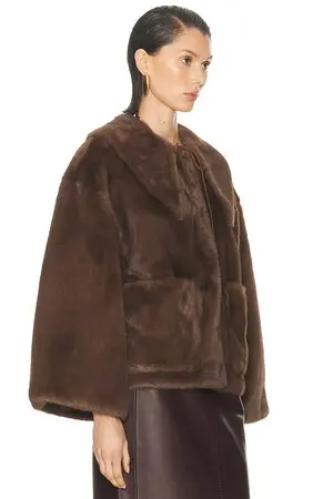 BY MALENE BIRGER Jacquie Faux Fur Jacket
