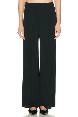 slinky knit wide leg pants