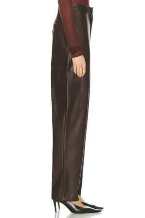 Lapointe Faux Leather Tapered Trouser
